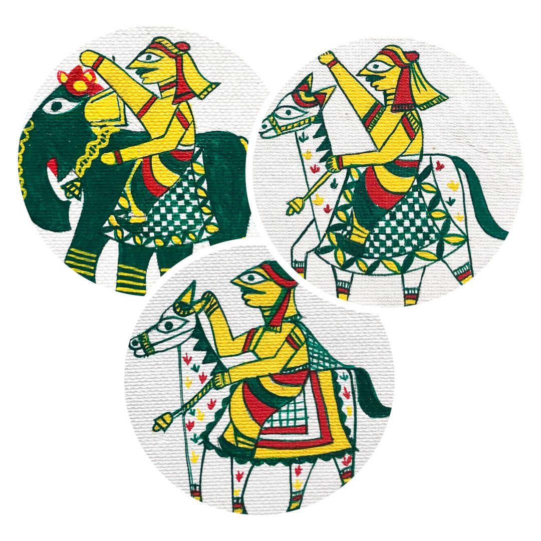 Handmade Manjusha Painting on Handmade Sheet - Manjusha Art Research ...